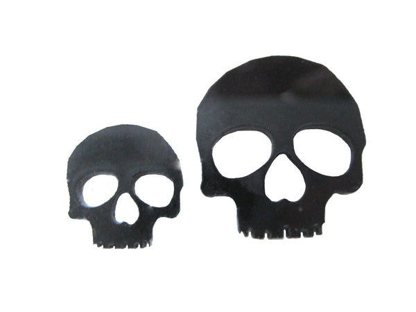 Large Skull Tokens 3mm Black Acrylic set of 12 – Charlie Foxtrot Models