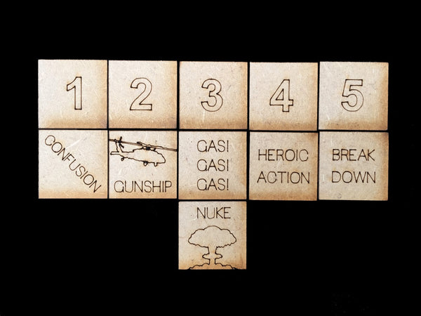 Battlegroup "Northag" Token set – Charlie Foxtrot Models