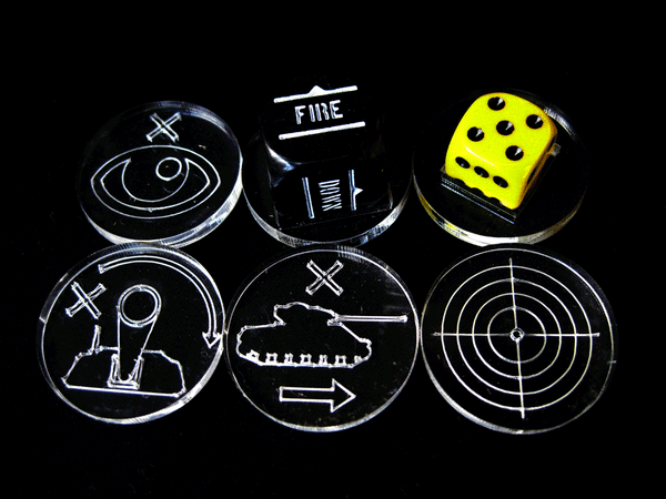 Bolt Action 2 "Templates & Tokens" set of 23 – Charlie Foxtrot Models